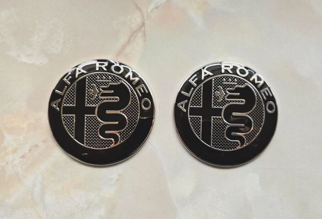 ALFA ROMEO GIULIA GTAm Boot,Grille 74mm Badge Set,159,Brera,Spider ...