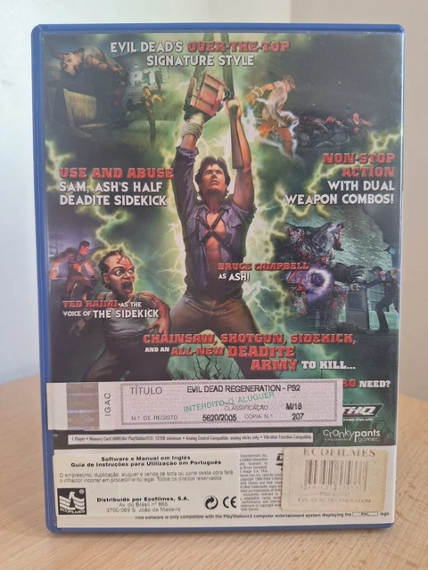 EVIL DEAD REGENERATION (Sony PlayStation 2, PS2) PAL English UK CIB ...