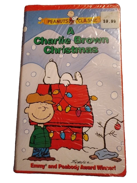 A CHARLIE BROWN Christmas VHS 1996 Red Clamshell New / Sealed w ...