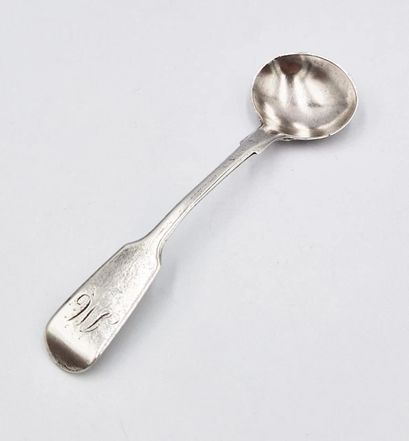 VICTORIAN PROVINCIAL STERLING Silver Mustard Spoon Exeter 1845 £35.00 ...