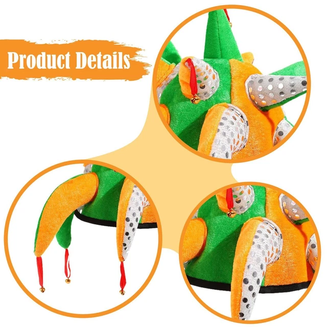 COURT CLOWN CLOWN Hat Headdress Costume Hats for Party Carnival $22.51 ...