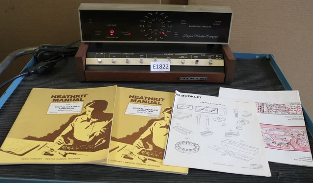 VINTAGE HEATHKIT ID-4001 Digital Weather Computer W/ Manuals ...