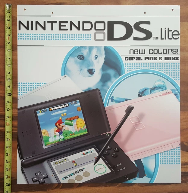 NINTENDO DS STORE Display Sign Super Mario Bros Metroid Samus ...