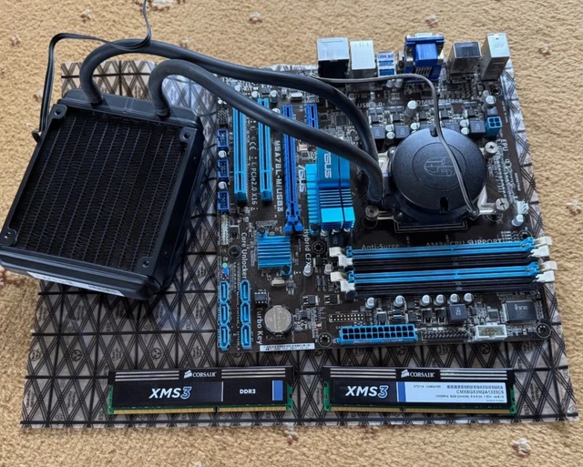 ASUS M5 A78L-M/USB3 Socket AM3+ DDR3 Motherboard + 8GB RAM + AMD 6100 6 ...