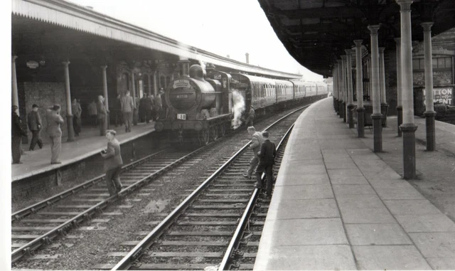 RAIL PHOTO LMS MR 060 3F 43728 Market Harborough station LNWR ...