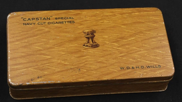 RARE 1930'S CAPSTAN Special Navy Cut Cigarettes tin W.D. H.O. Wills £41 ...