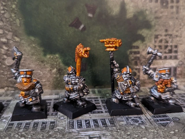 WARHAMMER FANTASY THE Old World Dwarfs Dwarf Ironbreakers X 5 Well ...