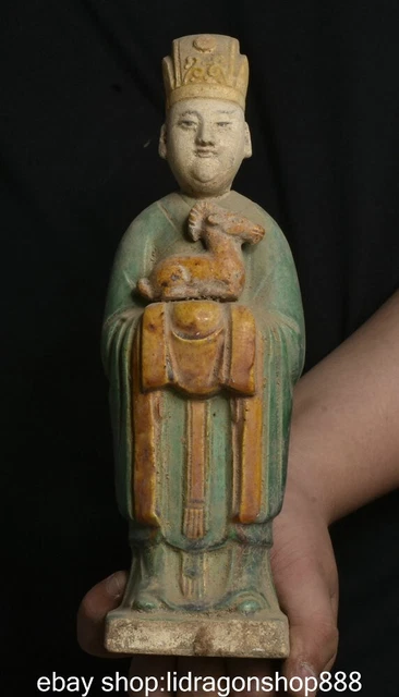 10 &CHINE ANCIENNE Tang tricolore Tao dynastie figure de mouton ...