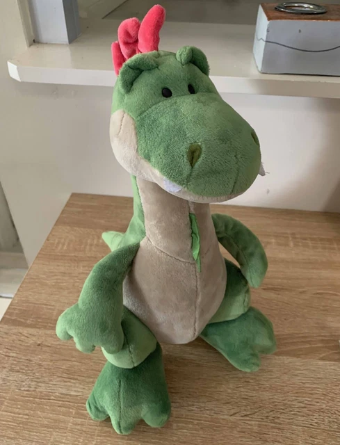 NICI GERMANY - Green Red Dinosaur Dino HTF Plush Soft Toy Medium 35cm £ ...