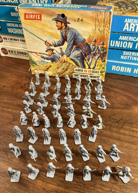 AIRFIX AMERICAN CIVIL War Confederate Army With Original Box £6.95 ...