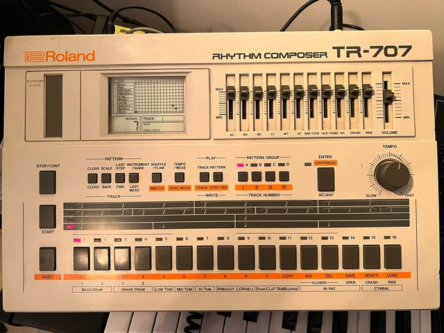 ROLAND TR 707 Drum Machine £285.00 - PicClick UK