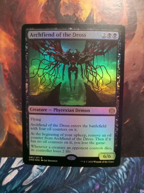 MTG ARCHFIEND OF the Dross Phyrexia : All Will Be One 082/271 feuille rare EUR 3,01 - PicClick FR