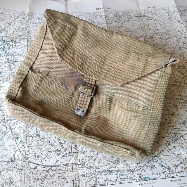 WW2 1940 DATED Officers Valise Satchel Webbing Wwii 1937 37 Pattern ...