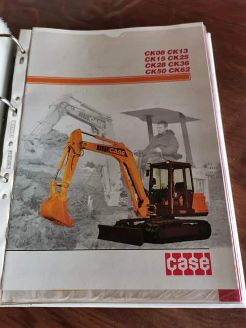 CATALOGUE BROCHURE TRACTEUR Pelle Sur Chenilles Case Poclain Ck 08/13/15/25/28.. EUR 12,00 ...