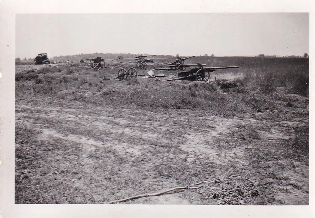 ORIGINAL WWII GERMAN Photo CAPTURED RUSSIAN SOVIET ANTI-TANK GUNS ...