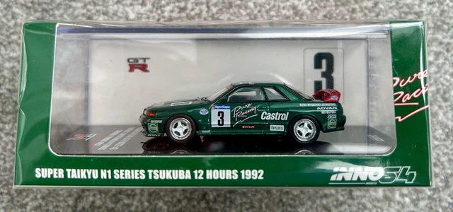 NISSAN SKYLINE GT-R R32 #3 Castrol 1992 Tsukuba 12 Hr 1:64 Inno ...