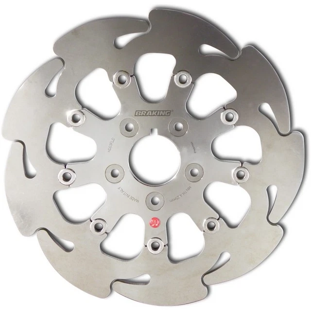 DISCO FRENO POSTERIORE Flott POLISHED Harley FLS SOFTAIL SLIM ABS 1690 ...