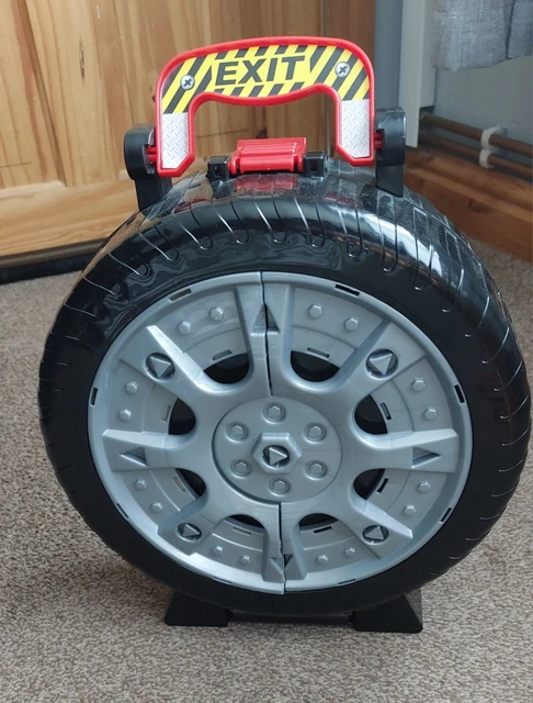 CHAD VALLEY WHEEL Tyre Garage Track Toy Set Carry Case £5.97 - PicClick UK