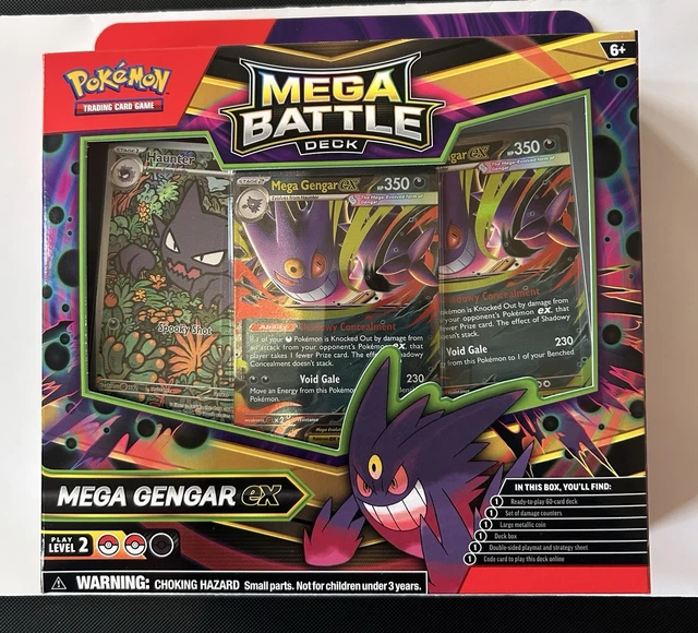 POKEMON TCG MEGA Battle Deck (Mega Gengar ex) Brand New In Hand Ready ...