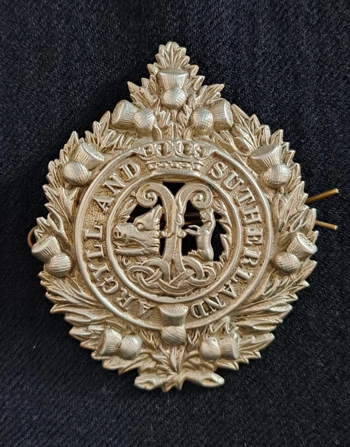 ORIGINAL ARGYLL AND Sutherland Highlanders Cap Badge WW1 £7.50 ...