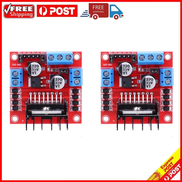 L298N DC MOTOR Driver Module Dual H-Bridge 5V for Smart Car (Chip ...