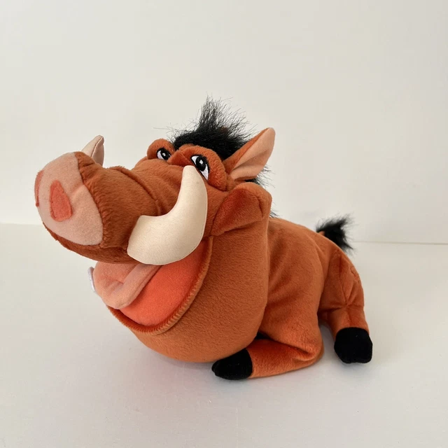 VINTAGE DISNEY THE Lion King Tootin' Pumbaa Hog Plush Soft Toy Sound ...