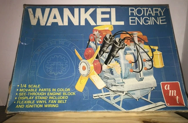 VINTAGE WANKEL ROTARY ENGINE 1/4 Scale See Through Engine Model T575 ...