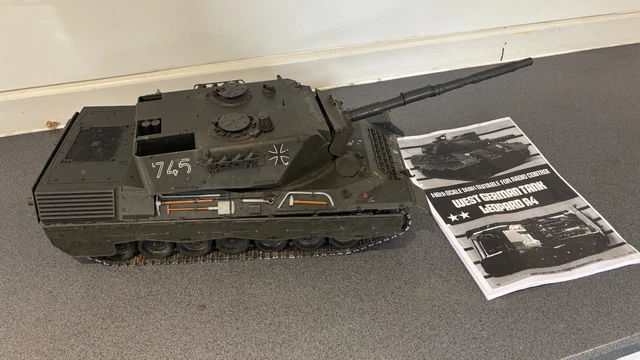 VINTAGE TAMIYA LEOPARD tank 1/16 scale radio controlled £156.72 ...