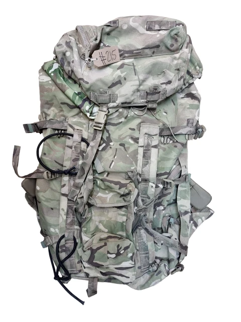 ORIGINAL BRITISH ARMY Issue MTP Camo Multicam Long Back Bergen/Rucksack ...