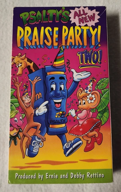 PSALTY'S PRAISE PARTY Two VHS Video Tape Ernie and Debbie Rettino ...