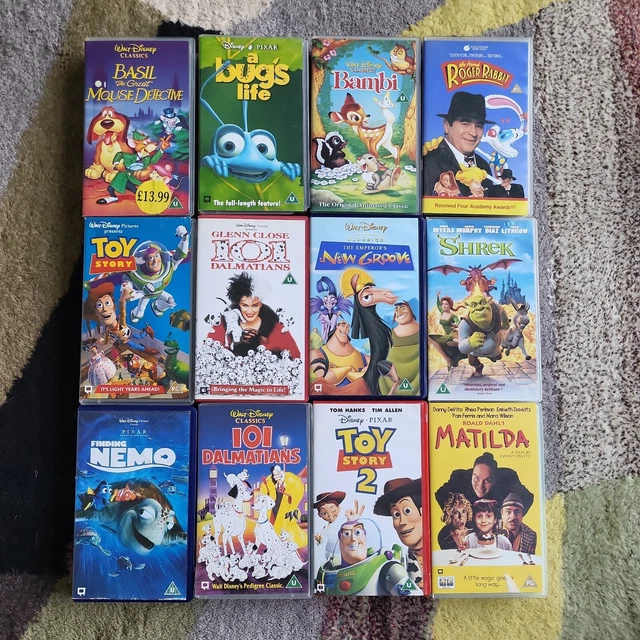 DISNEY VIDEOS BUNDLE including Shrek and Classic Roger Rabbit. £13.00 ...