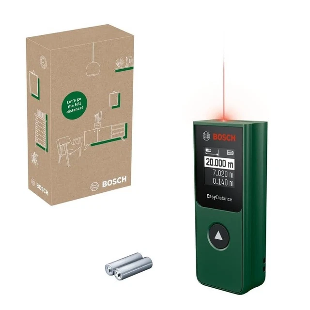 BOSCH LASER MEASURE Range Finder Easy Distance 20 0603672AZ0 £36.93 ...