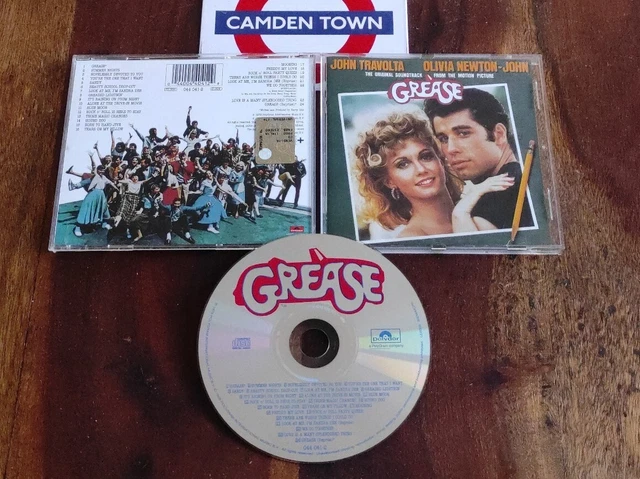 GREASE ORIGINAL MOVIE Soundtrack John Travolta/Olivia Newton-John Cd ...