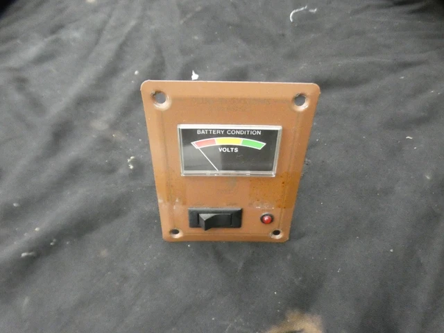 CARAVAN BATTERY/CAR SWITCH over, battery condition indicator £4.99 ...