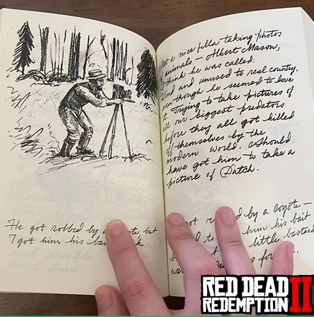 CARNET DE NOTES Red Dead Redemption 2 Arthur Morgan Collection Cadeau ...