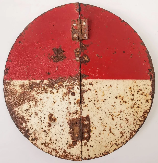 WWII GERMAN FELDGENDARMERIE Traffic/Signal Folding Control Stick Panel ...