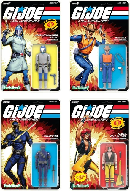 SUPER7 G.I. JOE Reaction+ Wave 03 (Cartoon) - Arctic Cobra Commander ...