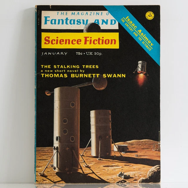 MAGAZINE OF FANTASY and SCIENCE FICTION US/UK Jan 1973 George RR Martin ...