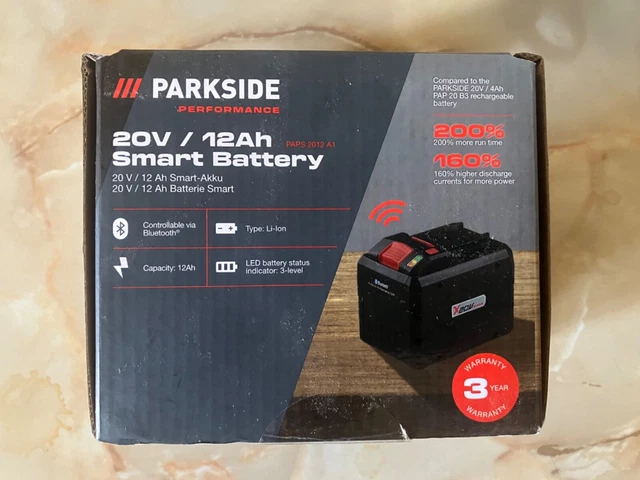 PARKSIDE 12AH 20V PERFORMANCE Smart Akku PAPS 208 A1, NEU EUR 111,00 ...