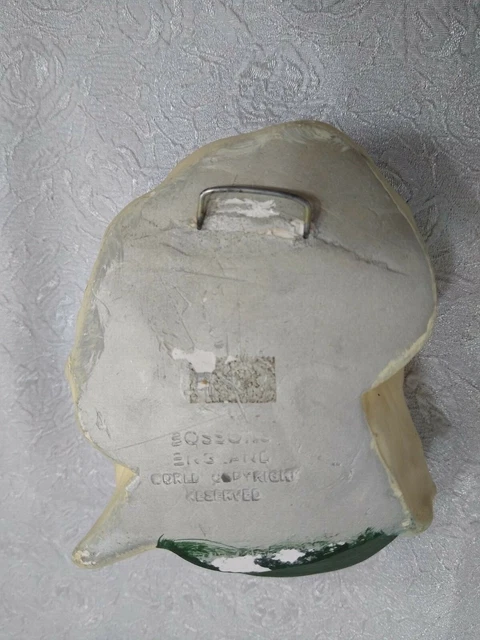 VINTAGE BOSSONS SARAH Gamp 4 1/2" Head Chalkware Wall Art Charles ...