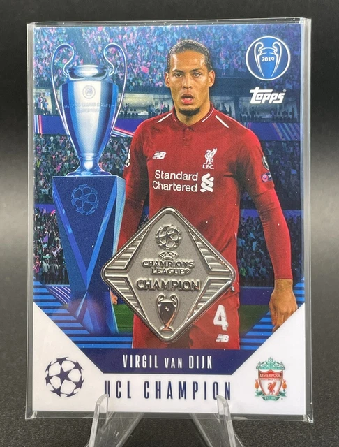 CHAMPION MEMENTO RELIC Van Dijk Match Attax 2024/2025 Liverpool 24/25 ...