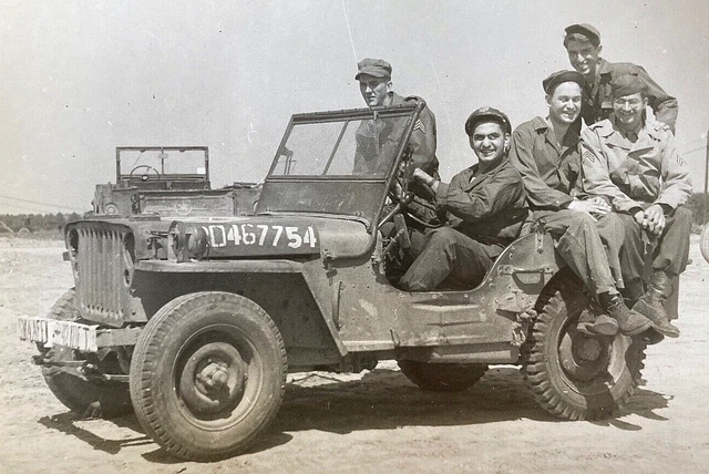 ORIGINAL - WW2 US ARMY AIR FORCE WILLY'S MB / FORD GPW ( JEEP ) PHOTO ...