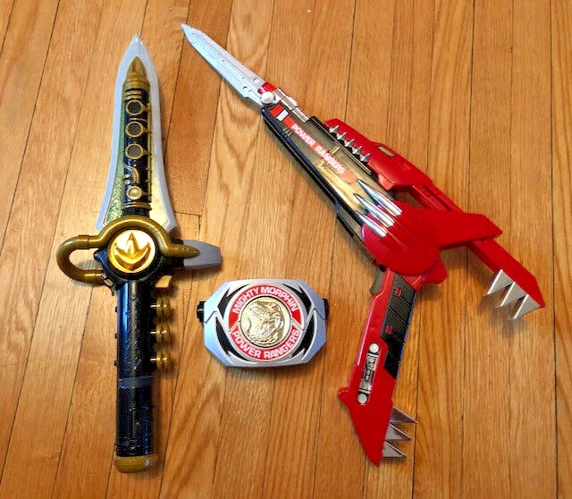 VINTAGE 1991 POWER Rangers Dragon Dagger Gun Sword & Morpher $75.00 ...