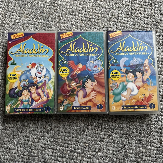RARE ALADDIN: ARABIAN Adventures - Vol. 3 - Treasures Of Doom (VHS) £10 ...