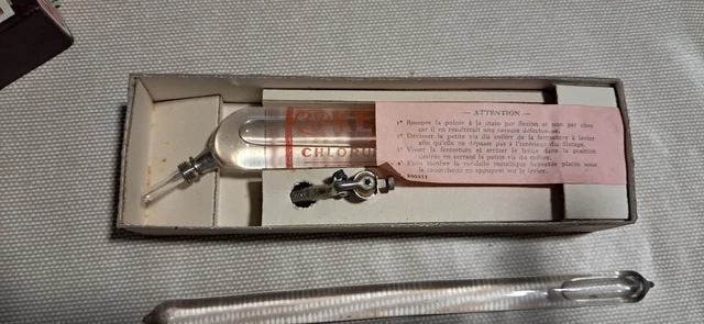ANCIENNE BOITE D'AMPOULE kéléne chlorure d'éthyle EUR 25,00 - PicClick FR