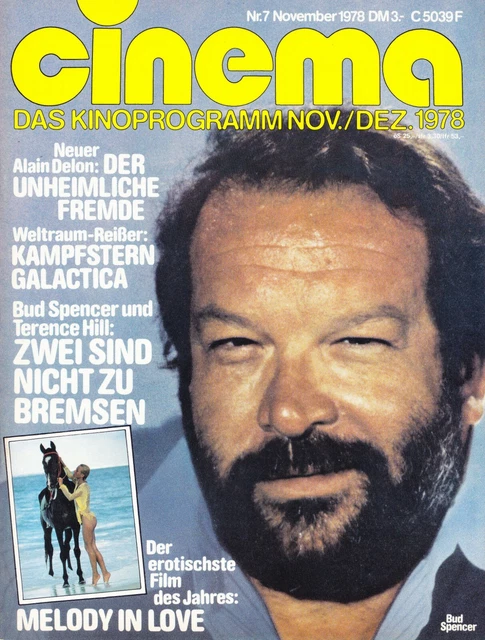 CINEMA 7, 11/78, Herbstsonate, Omen 2, Alain Delon, Bud Spencer ...