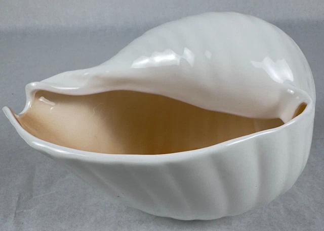 WEDGWOOD NAUTILUS COLLECTION Bowl Coral Conch Shell Bone China England ...