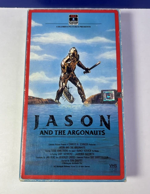 JASON AND THE Argonauts - VHS, 1986 - RCA Side Open Box £8.44 - PicClick UK