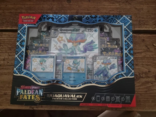 QUAQUAVAL EX POKEMON TCG Paldean Fates Premium Collection New & Sealed ...