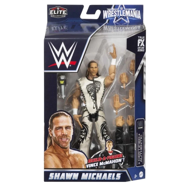 WWE SHAWN MICHAELS Build A Wrestlemania 38 Mattel Elite Wrestling Series Figure £14.99 - PicClick UK